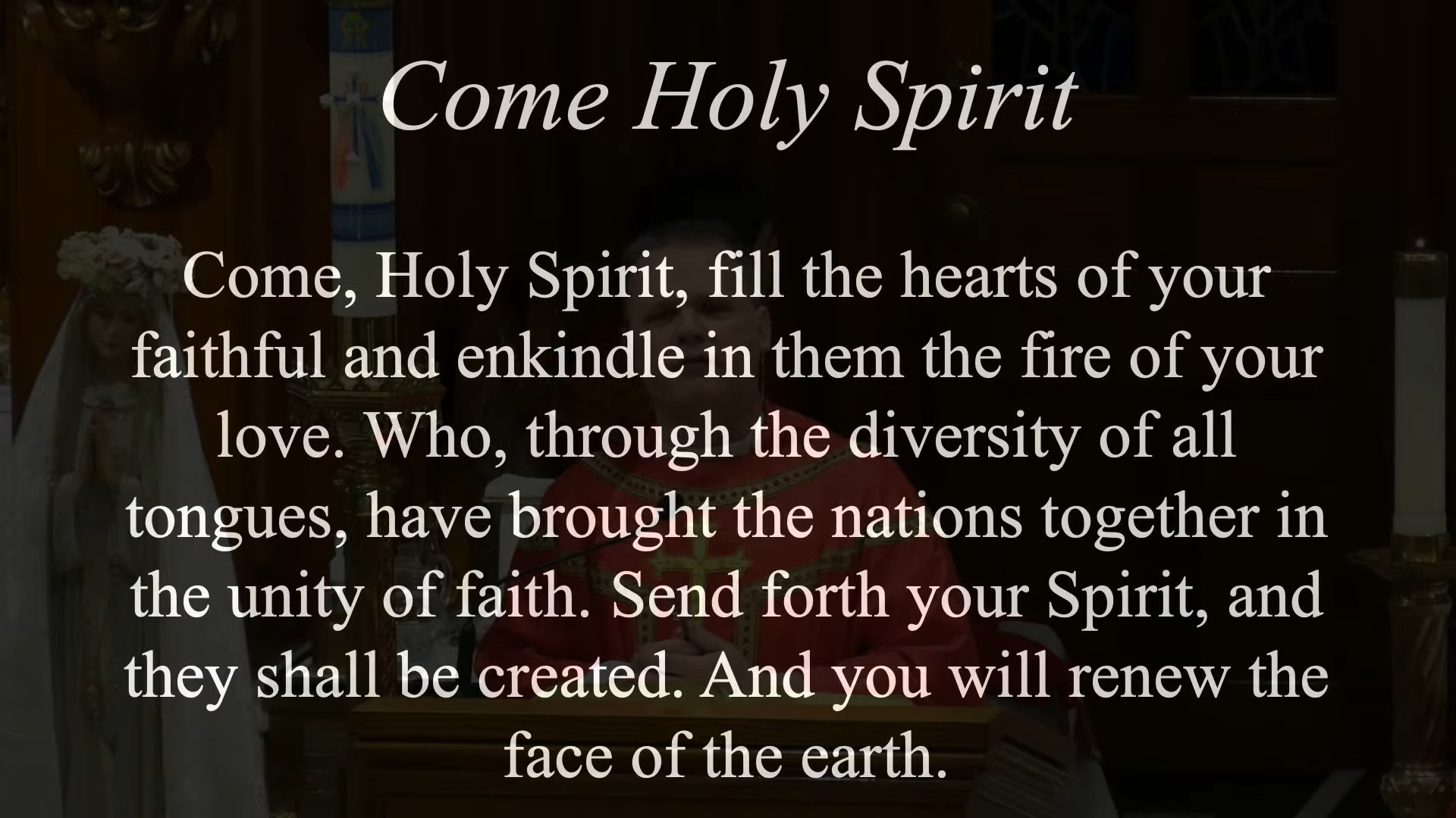 Come Holy Spirit – Be Inspired!